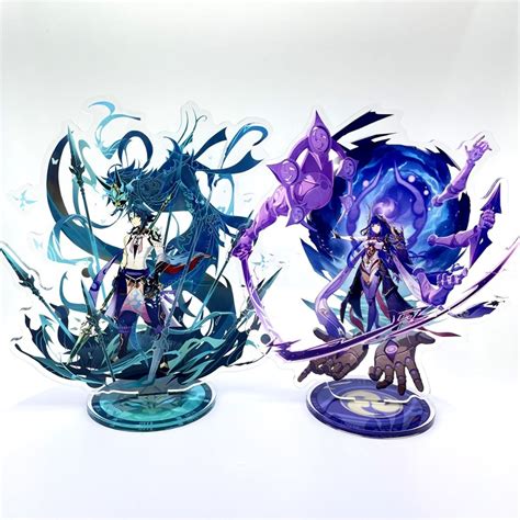 Mô Hình Nhân Vật Anime Genshin Impact Furina Arlecchino Chất Liệu Acrylic decor góc học tập để