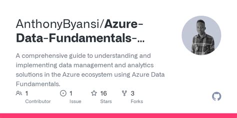 Github Anthonybyansi Azure Data Fundamentals Guide A Comprehensive