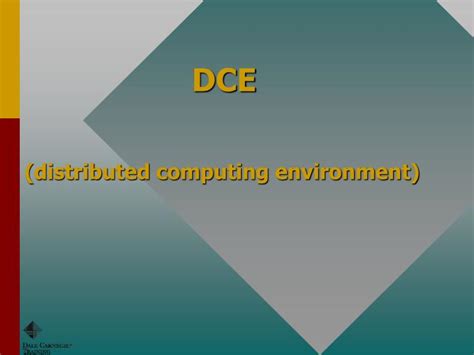 Ppt Dce Distributed Computing Environment Powerpoint Presentation