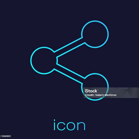 청록색 공유 라인 아이콘 파란색 배경에 고립 공유 공유 통신 그림 소셜 미디어 연결 네트워크 배포 기호 벡터 일러스트 0명에 대한 스톡 벡터 아트 및 기타 이미지 Istock