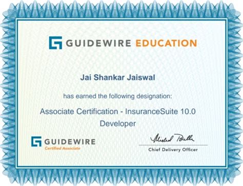 Jai Jaiswal On Linkedin Guidewire Associate Insurancesuitdeveloper