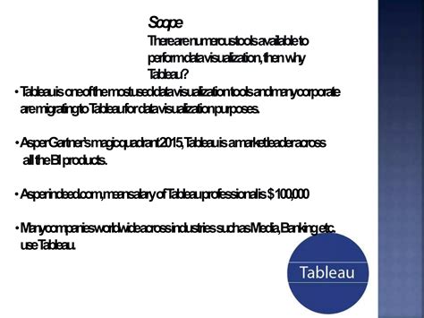 Introduction About Tableau Ppt