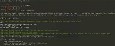 sqlmap 学习笔记1 sqlmap参数 spec· 博客园