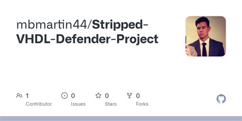 Github Mbmartin Stripped Vhdl Defender Project