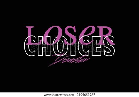 Urban Streetwear Loser Aesthetic Vector Graphic Stock Vector Royalty