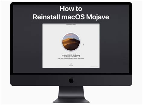 How To Reinstall MacOS Mojave