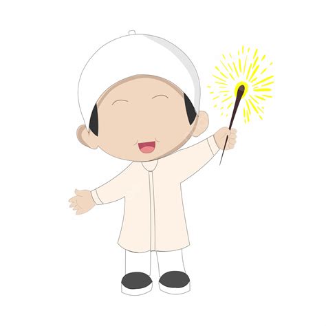 라마단과 이드 알 피트르를 불꽃놀이로 축하하는 어린이들 벡터 어린이들 라마단 축하 Png 일러스트 및 벡터 에 대한 무료 다운로드 Pngtree