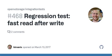 regression test fast read after write · issue 468 · openvstorage integrationtests · github