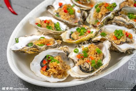 生蚝摄影图 传统美食 餐饮美食 摄影图库 昵图网