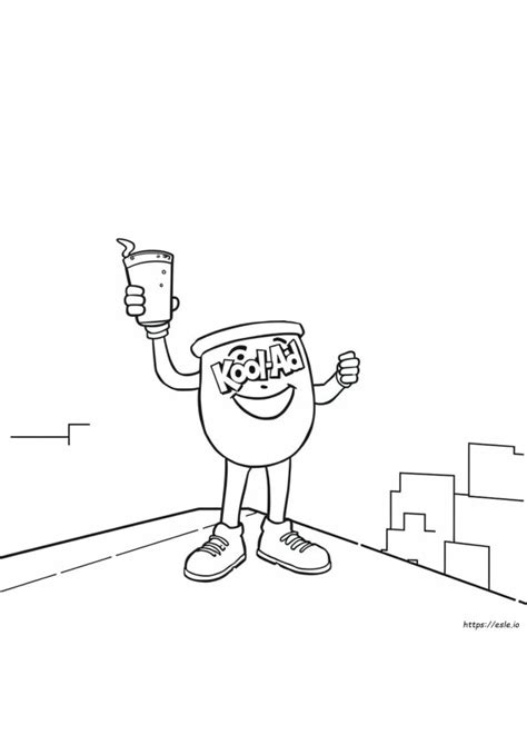 Printable Kool Aid Man Coloring Pages Esle