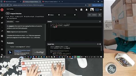 Codewars Python Hhkb Keyboard 40 Min Real Time No Talking Ep