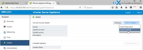 How To Patch VMware VCSA 6 5 Via ISO Patch Downloaded From VMware Patch Portal ESX Virtualization