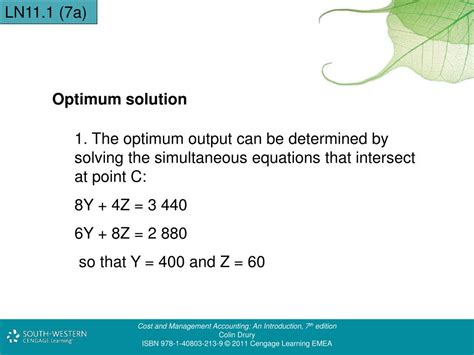 Ppt The Use Of Linear Programming For The Allocation Of Scarce Resources Powerpoint