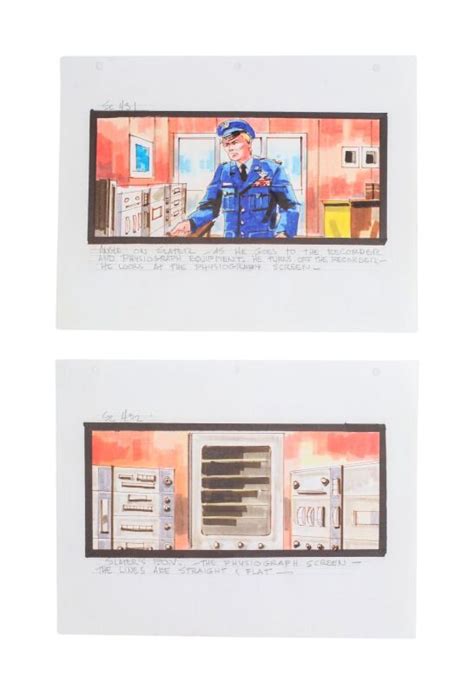 Irwin Allen The Swarm Original Storyboard Illustrations