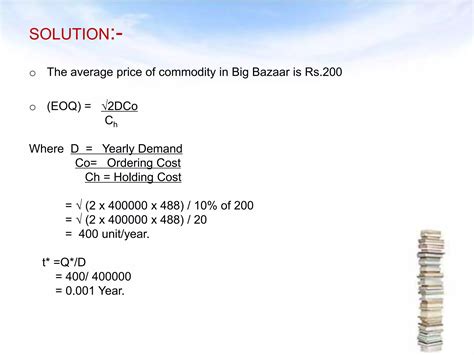 Inventory Model Operation Research Pptx