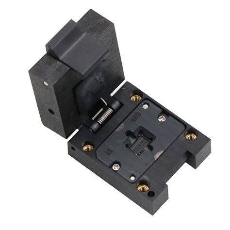 the qfn40 0 4 6 4 irregular chip test socket is used for burn in tests