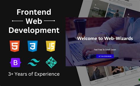 Be Your Frontend Developer Using Html Css Javascript Bootstrap Tailwind