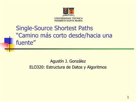 Ppt Single Source Shortest Paths Camino Más Corto Desdehacia Una Fuente” Powerpoint