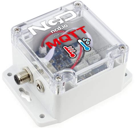 WiFi MQTT Temperature Humidity Sensor User Guide NCD Io