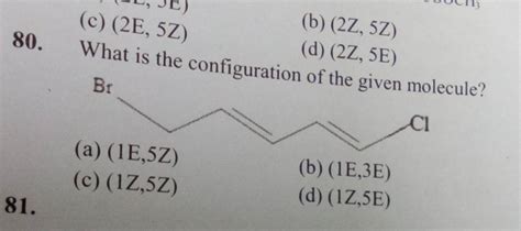 What Is The Configuration Of The Given Molecule Filo