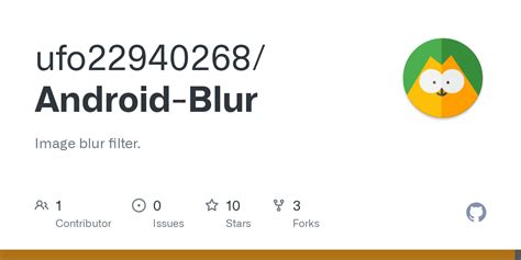 Github Ufo22940268android Blur Image Blur Filter