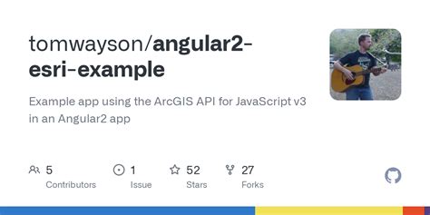 Github Tomwaysonangular2 Esri Example Example App Using The Arcgis Api For Javascript V3 In