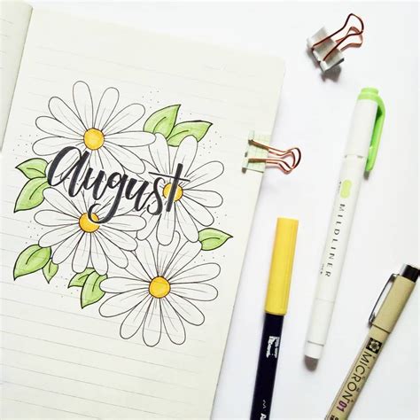 August Bullet Journal Inspiration 30 Themes Worth Trying Artofit