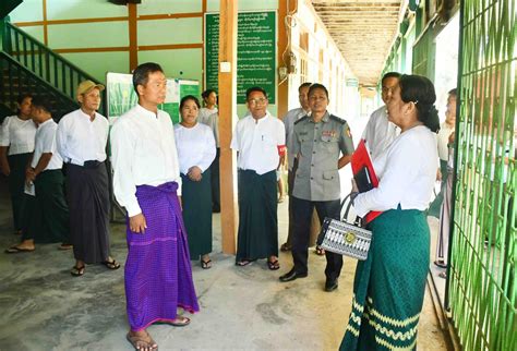 ကျောက်ဖြူမြို့နယ် အခြေခံပညာကျောင်းများတွင် ကျောင်းသား၊ကျောင်းသူများ ကျောင်းအပ်နှံနေမှုအား ခရိုင