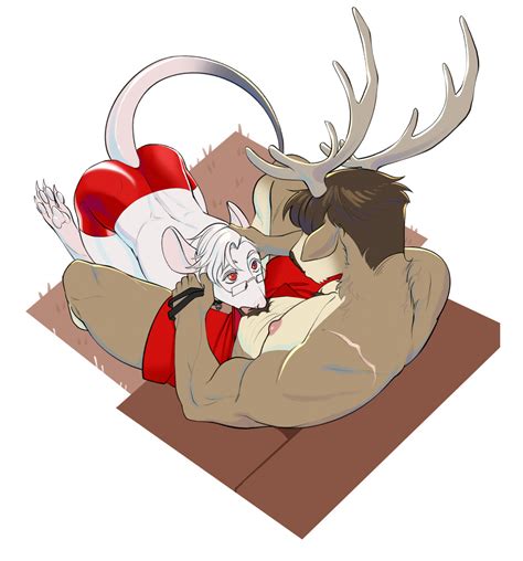 Rule 34 All Fours Anthro Antlers Ass Brown Body Brown Fur Brown Hair