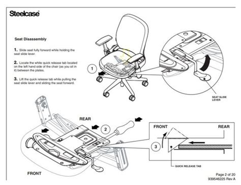 Steelcase Leap Chair Parts Diagram