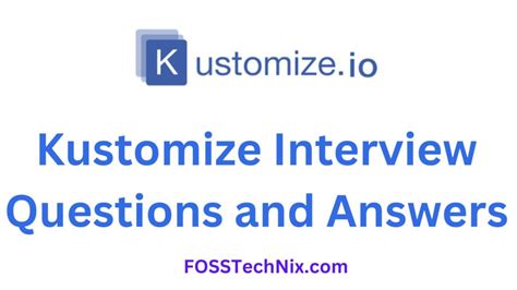 Top 30 Kustomize Interview Questions And Answers Devops Hint