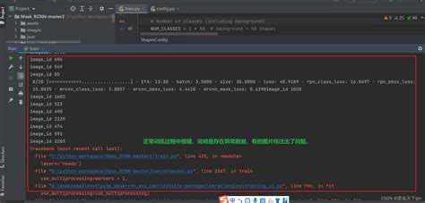 Mask Rcnn在训练过程中，突然中断报错，提示：boolean Index Did Not Match Indexed Array
