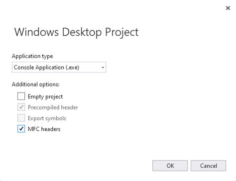 Creating An Mfc Application Microsoft Learn