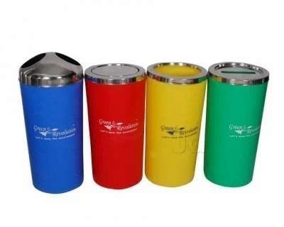 Fiberglass Color Coding Dustbin 44L Capacity 11 15 Liters At Best Price In Bengaluru