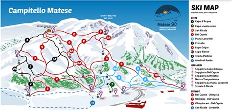 Impianti Di Risalita E Piste Della Stazioni Sciistica Di Campitello