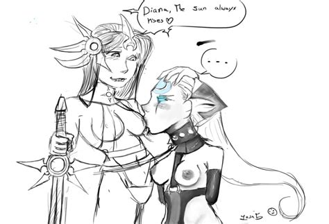 Rule 34 2girls Diana League Of Legends Femdom Femsub League Of