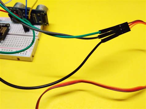 ultrasonic sensor controlled servo in nodemcu 5 steps instructables