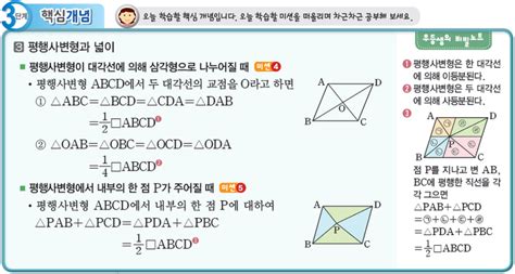 중2 사각형의 성질 개념정리 정읍 달인학원 네이버 블로그