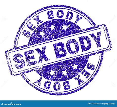 Grunge Textured Sex Body Stamp Seal Stock Vector Illustration Of Overlay Design 137356375