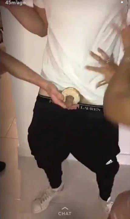 Drunk Lad With Donut On His Cock