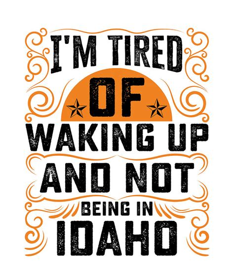 Im Tired Of Waking Up And Not Being In Idaho Digital Art By Nassy Pixels