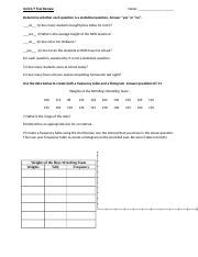 Unit Test Review Docx Unit Test Review Name Determine Whether