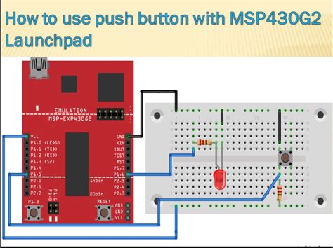 How To Use Input Output Pins Of Msp430g2 Launchpad