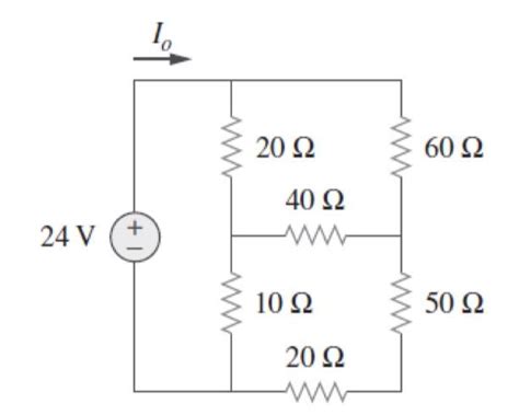 Solved Calculate Io In The Circuit Of The Following Figure Chegg Com