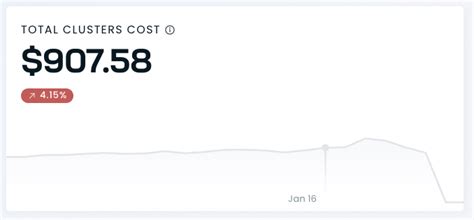 Organizational Cluster Cost Report