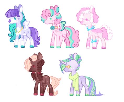 Mlp Next Gen Mane 5 Chibi Wolfverse By Lilywolfpie On Deviantart