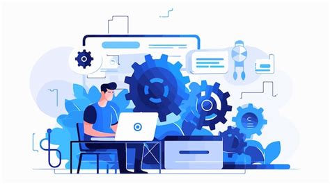 professional ui automation concept for website design and development