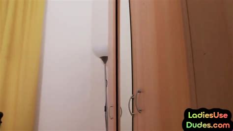 Fooled Guy Fucked In Ass By Two Feminas Using Dildo Toys