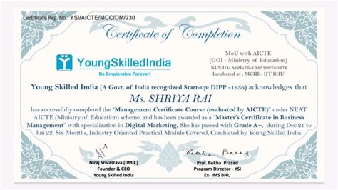 Niraj Srivastava On Linkedin Congratulation Shriya Rai