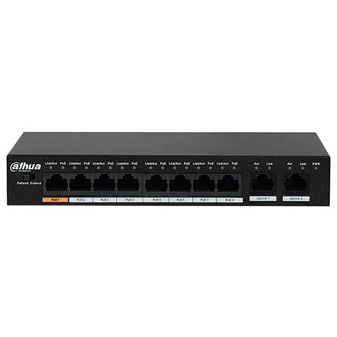 Dahua 10 Port Unmanaged Desktop Switch With 8 Port Poe Pfs3010 8gt 96 Global Security